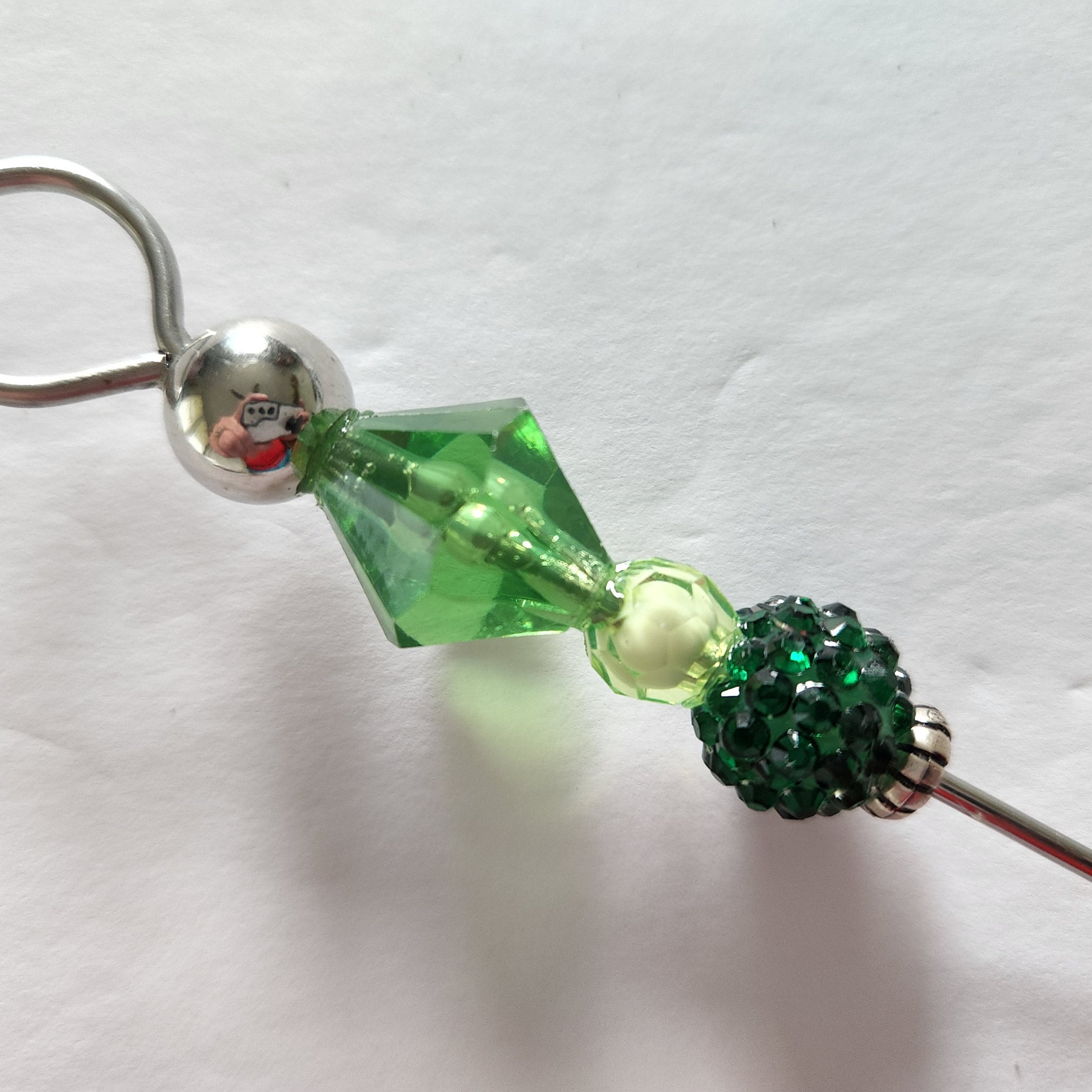 Beaded Sewing Stiletto - Beaded Quilting Stiletto - Laying Tool for ...