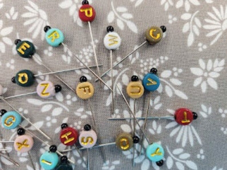 Alphabet Quilting Pins - Southwest - Alphabet Sewing Pins - Alphabet ...
