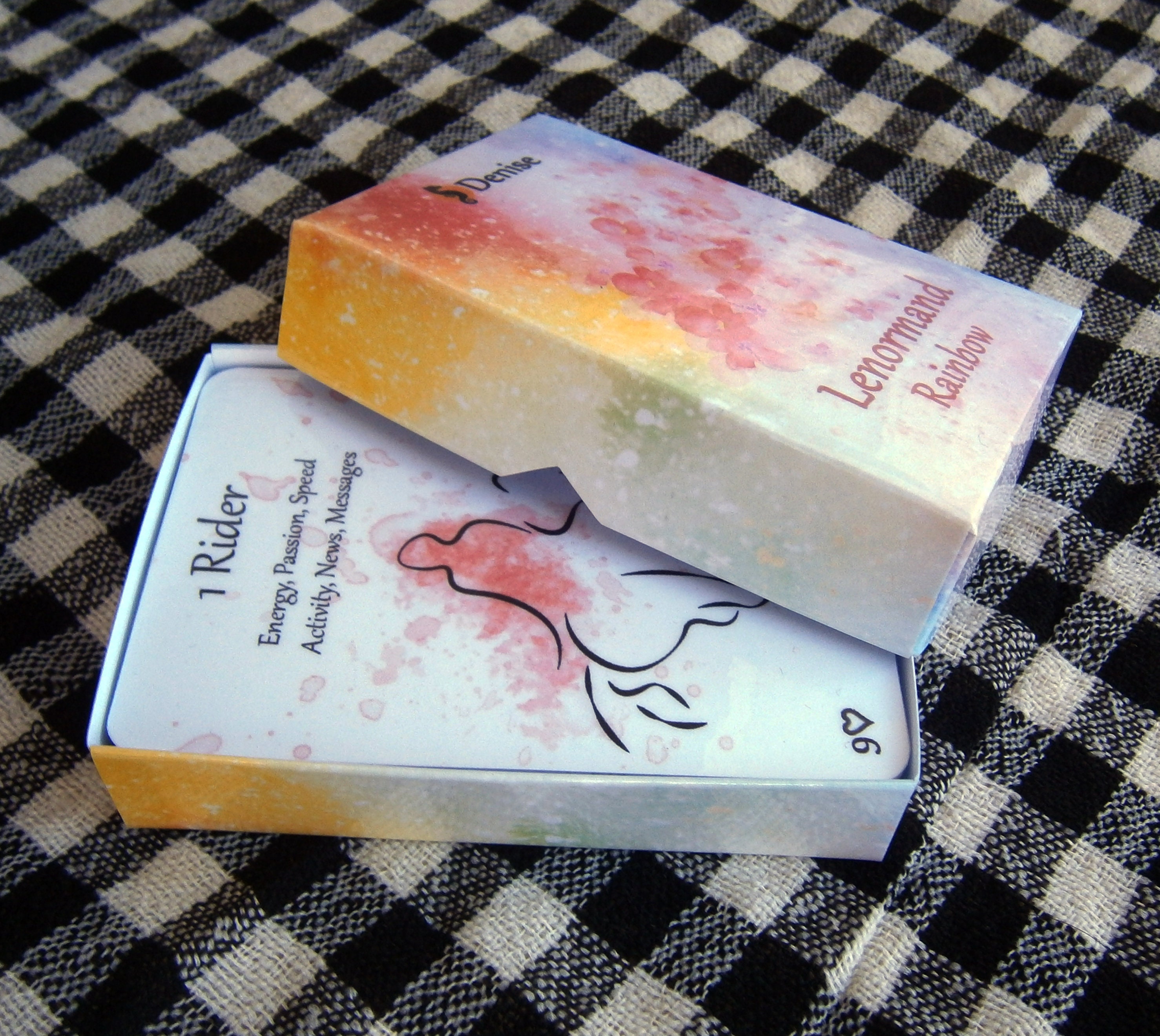 Lenormand Cards Rainbow Series 36 Laminated Cards With Key Meanings - Etsy