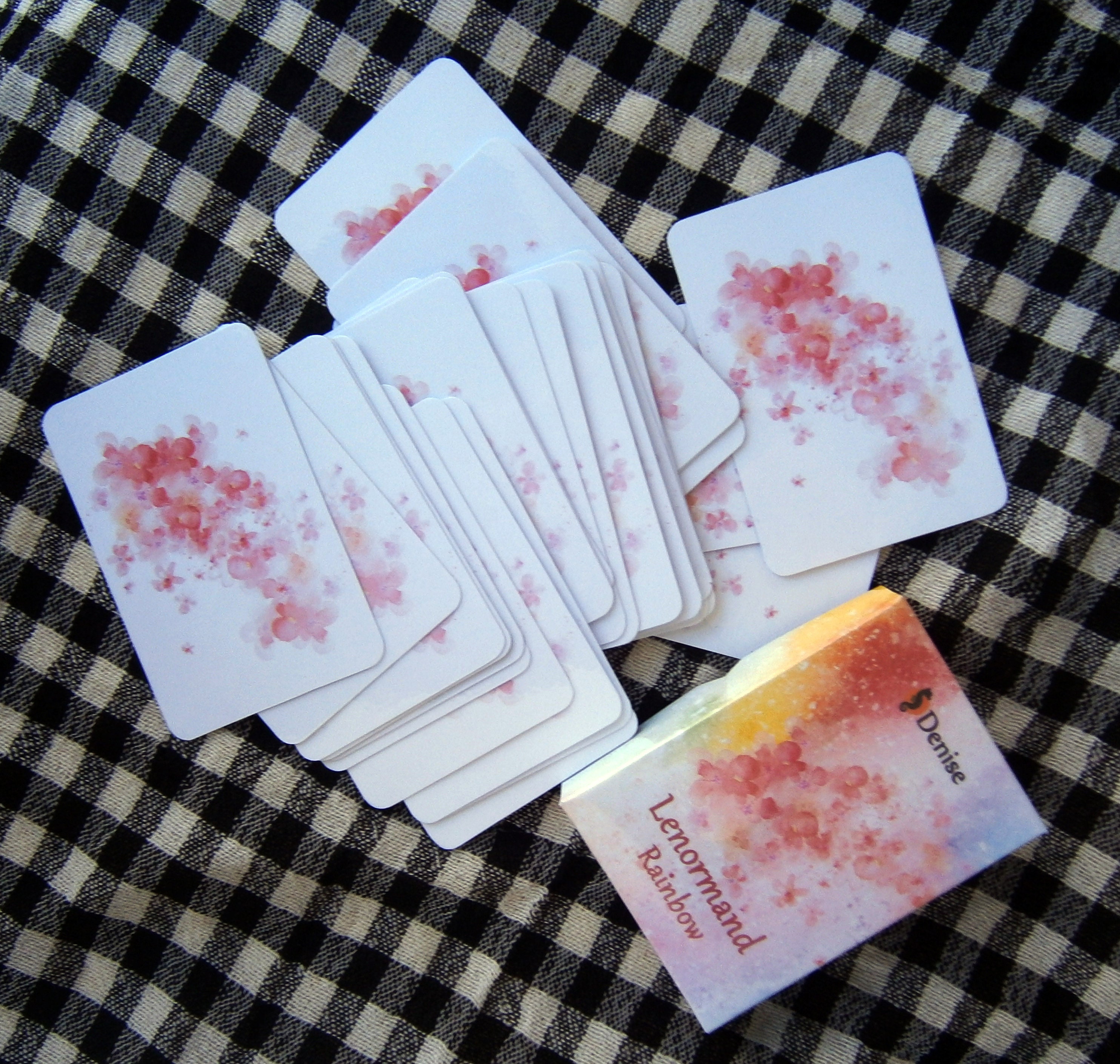Lenormand Cards Rainbow Series 36 Laminated Cards With Key Meanings - Etsy