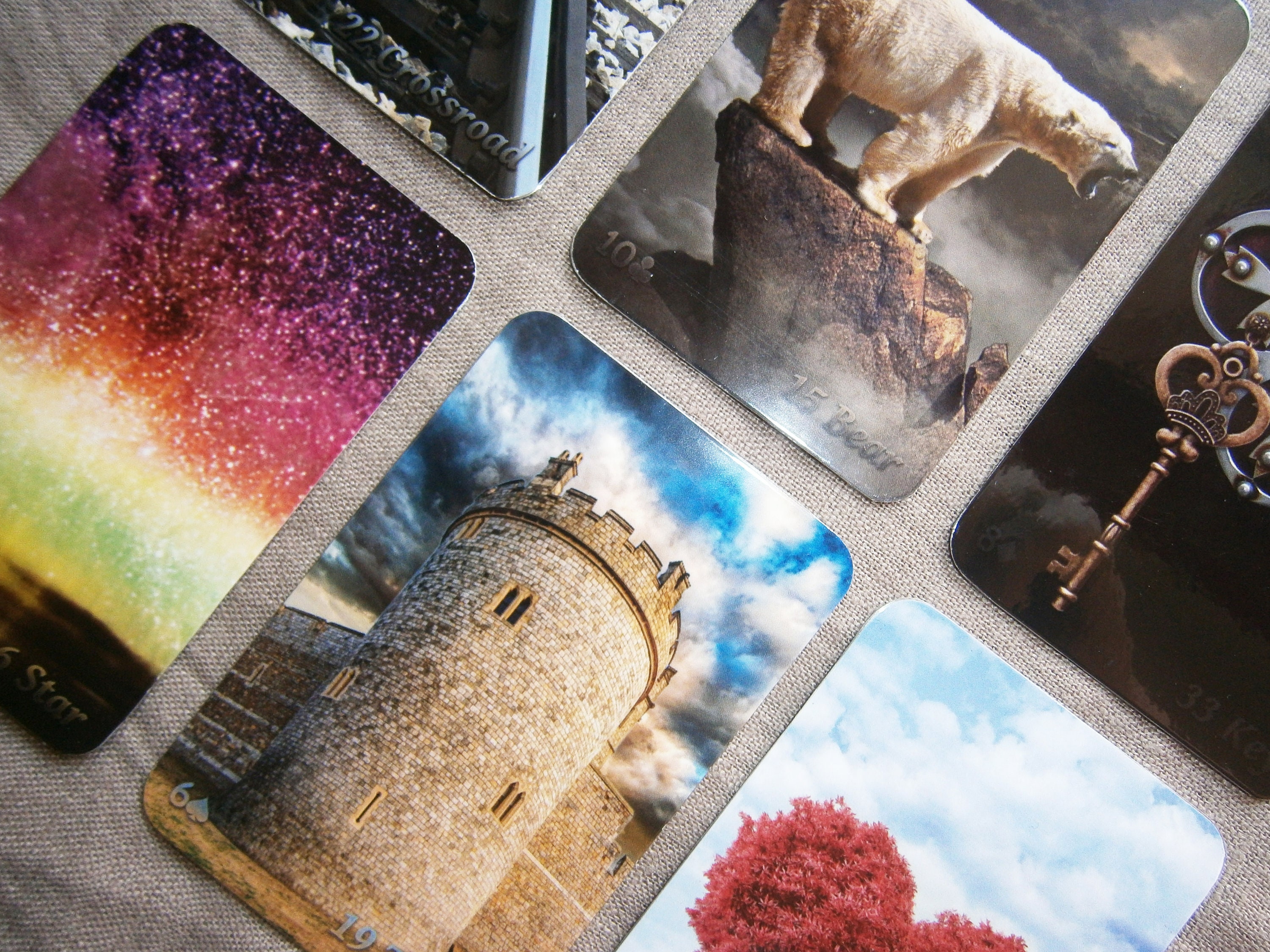 Laminated Lenormand Cards Sunlight Series Bridge Size 36 - Etsy