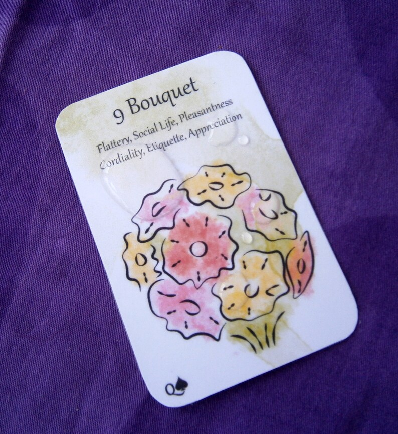 Lenormand Cards Rainbow Series 36 Laminated Cards With Key Meanings - Etsy
