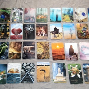 Laminated Lenormand Cards Sunlight Series Bridge Size 36 Laminated ...