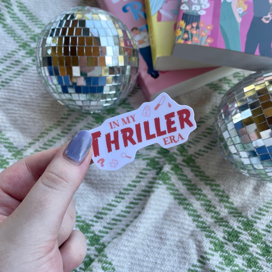 In My Thriller Era Icon Stickers | Reading | Reader | Bookish ...
