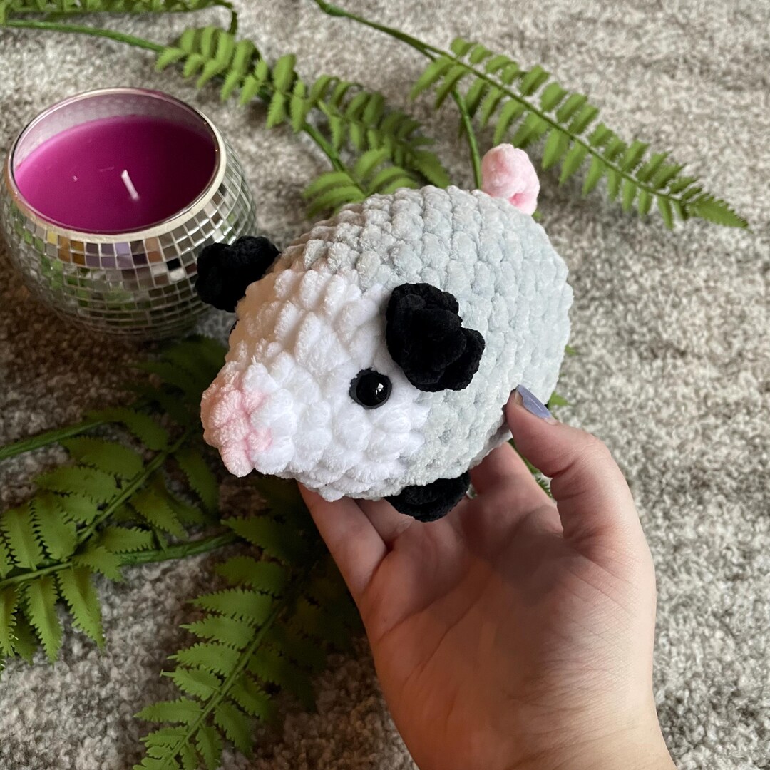 Opossum Crochet Plush | Plushies | Stuffed Animal | Crochet Items ...