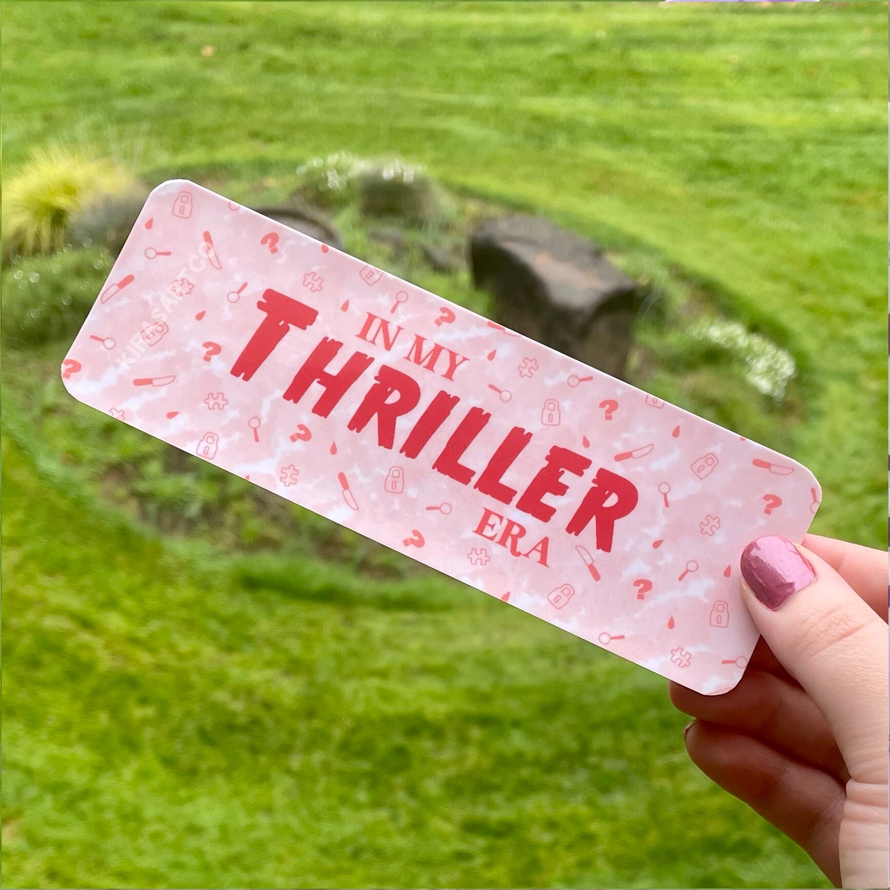 In My Book Thriller Era Icon Bookmarks Reading Reader Bookish Thriller ...