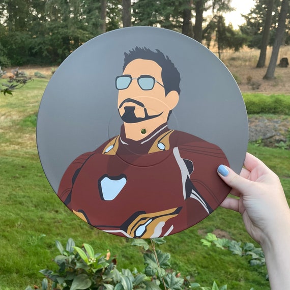 Tony Stark Inspired Vinyl Record Vinyl Record Home Decor | Etsy
