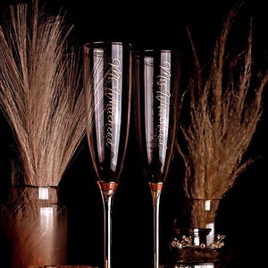 Custom Kate Spade Toasting Flutes, Couples Gift, Wedding Flutes ...