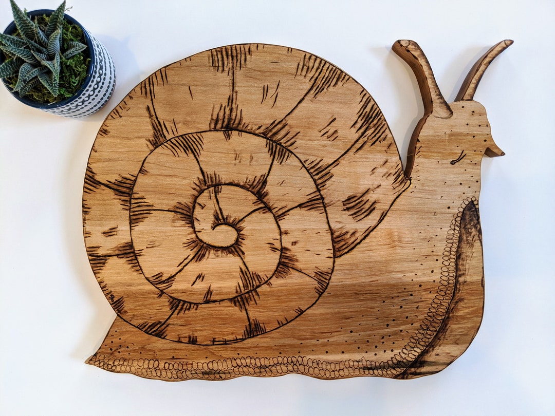 Snail Shaped Cutting / Chopping / Charcuterie / Meat and Cheese Board ...