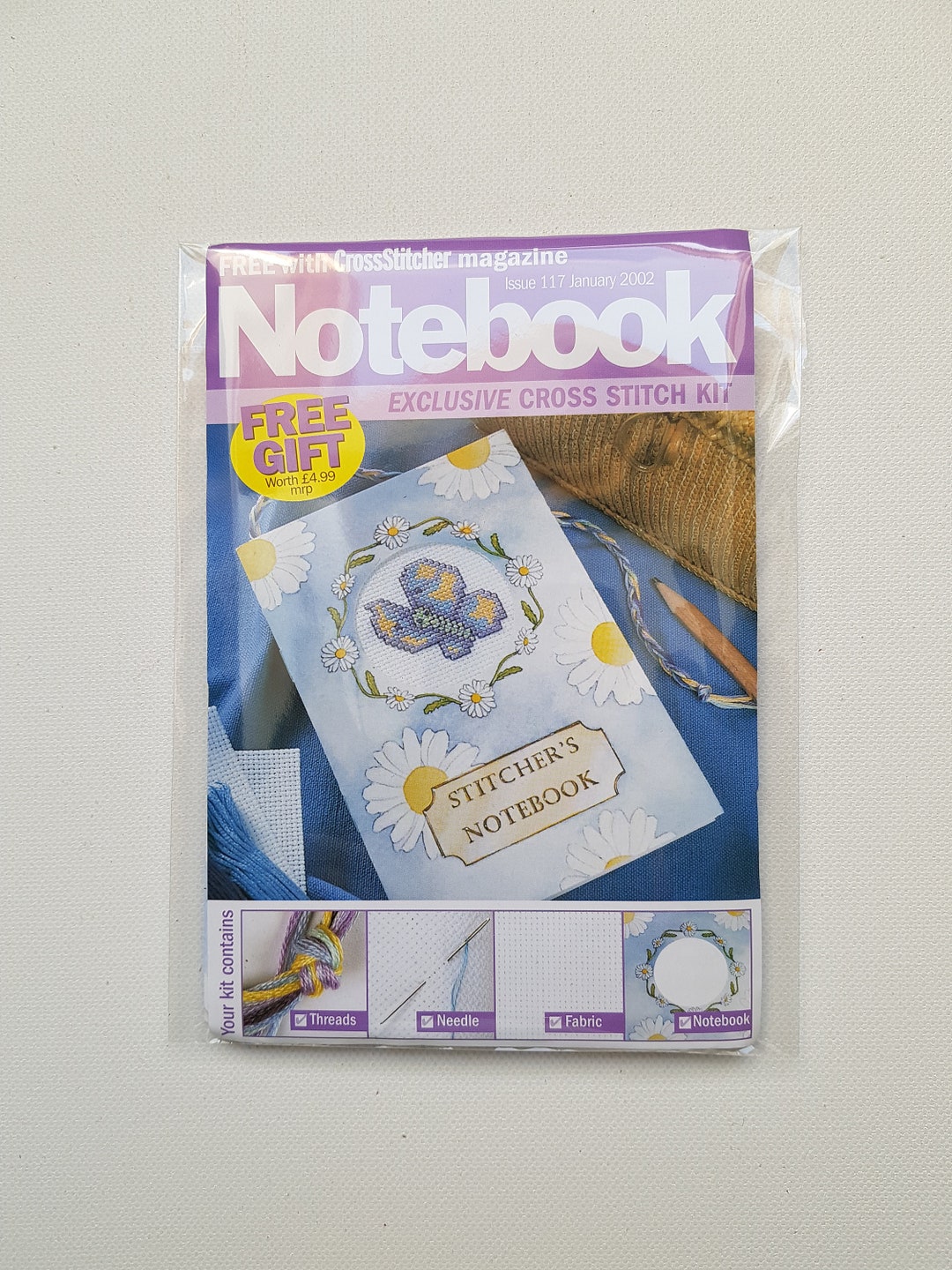 Cross-stitch Notebook Kit Make a Notebook Kit Cross-stitch - Etsy