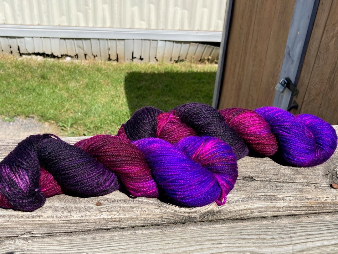 Have a Blessed Day Hand Dyed Yarn - Wool, Cotton, Acrylic - Etsy