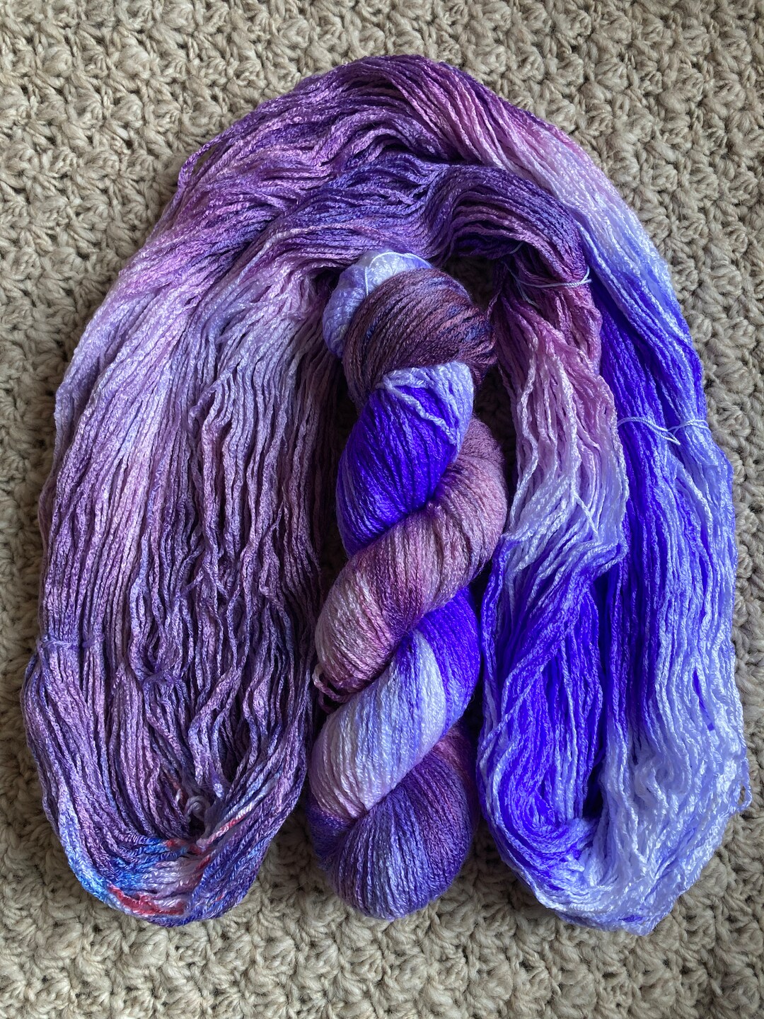 Sharons Hugs Are Free Hand Dyed Yarn Wool Cotton Acrylic Etsy