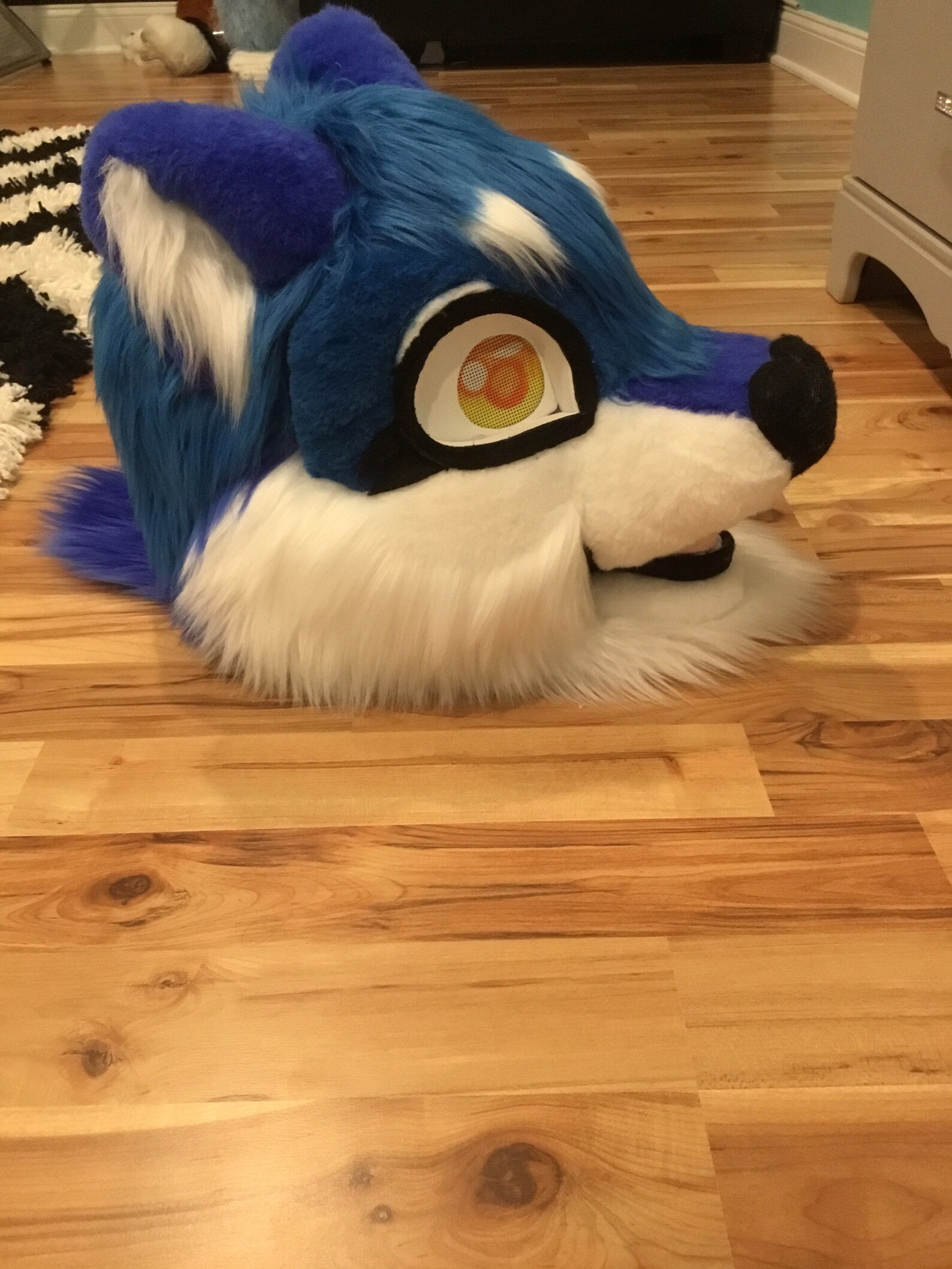 Fluffy Otter Fursuit head and paws | Etsy