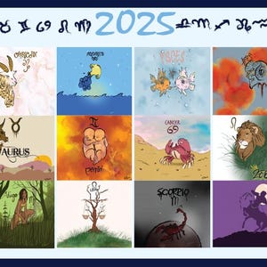 2025 ASTROLOGY CALENDAR DIGITAL - Etsy