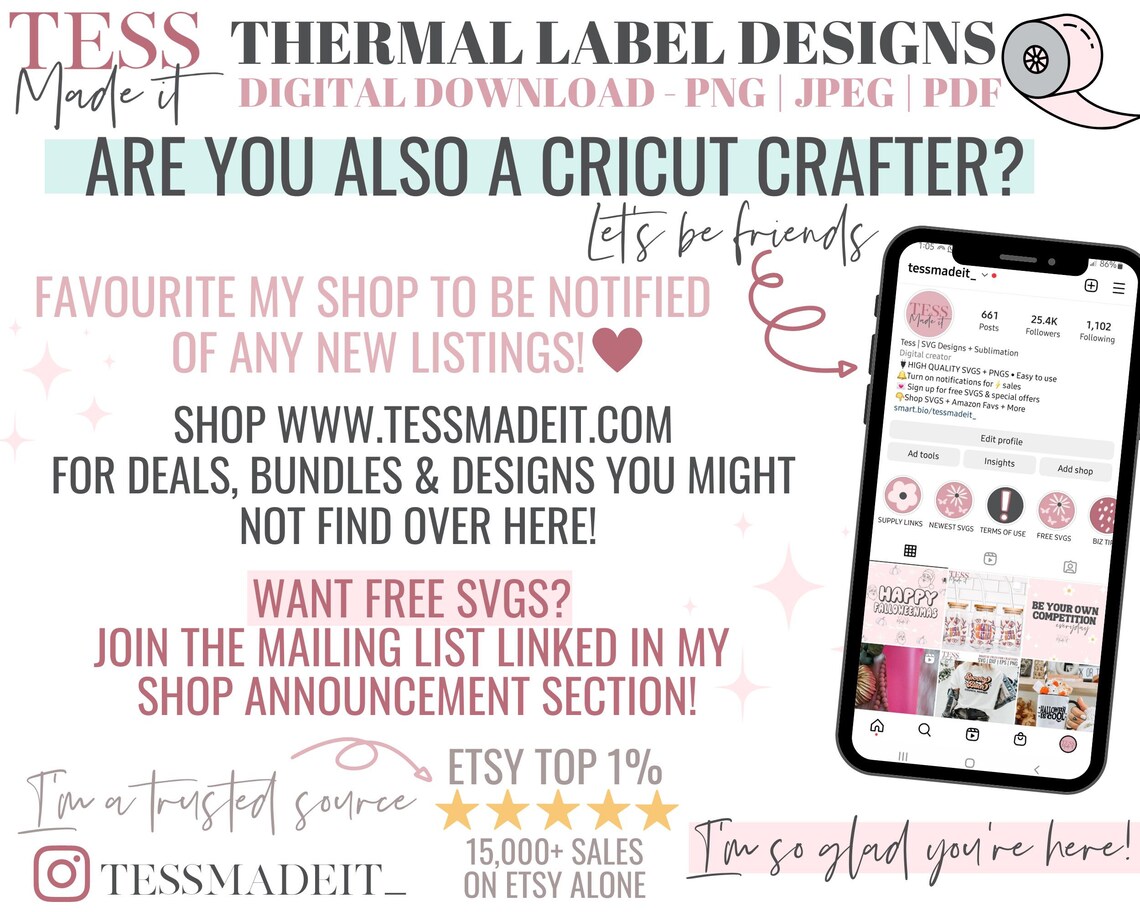 Round Thermal Label Design Bundle - Round Mailing Labels - Packaging ...