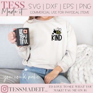 Be Kind SVG Bundle - Honey Bee SVG - Bumble Bee Svg - Bee Kind SVG ...