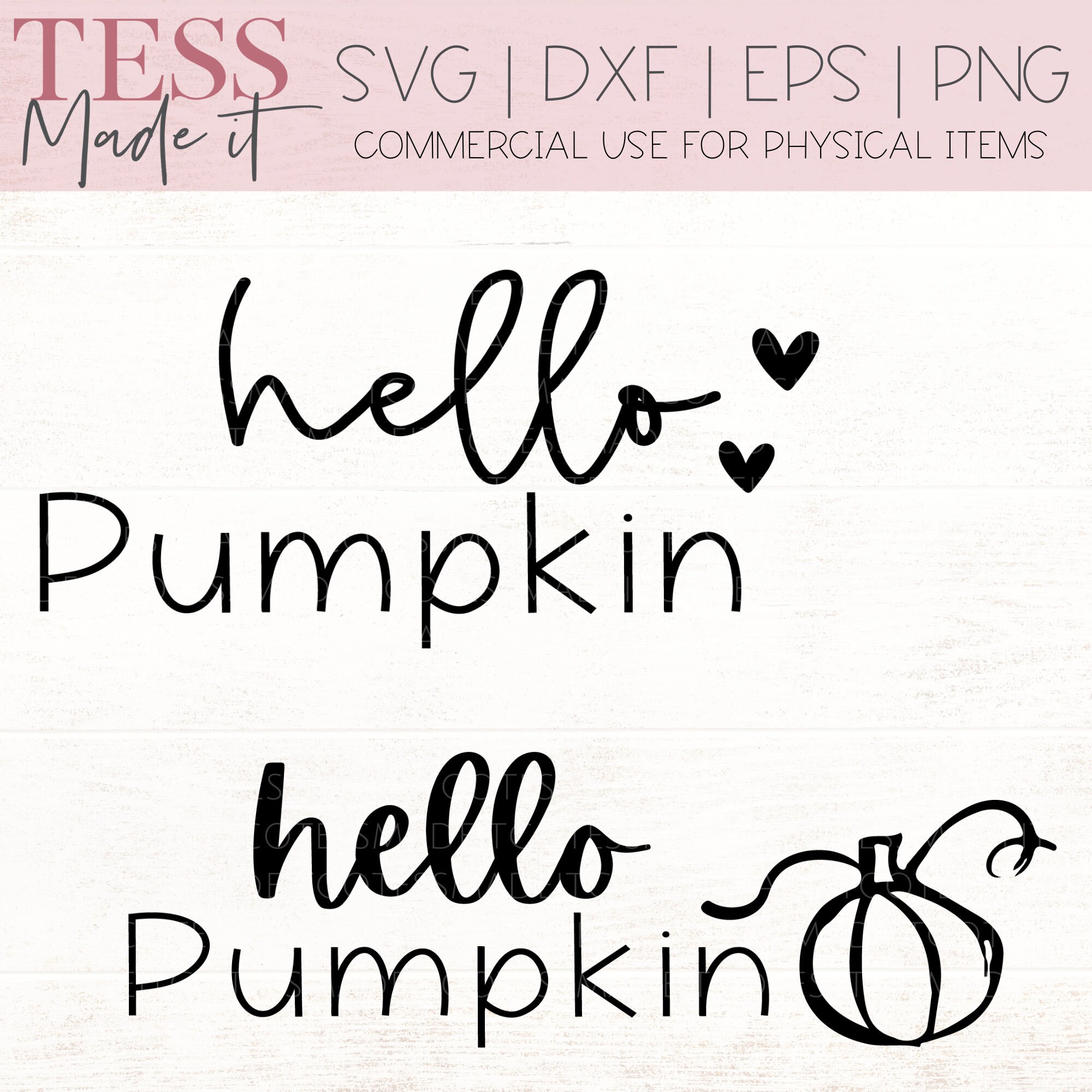 Hello Pumpkin SVG Cute Pumpkin SVG Autumn SVG for Welcome - Etsy