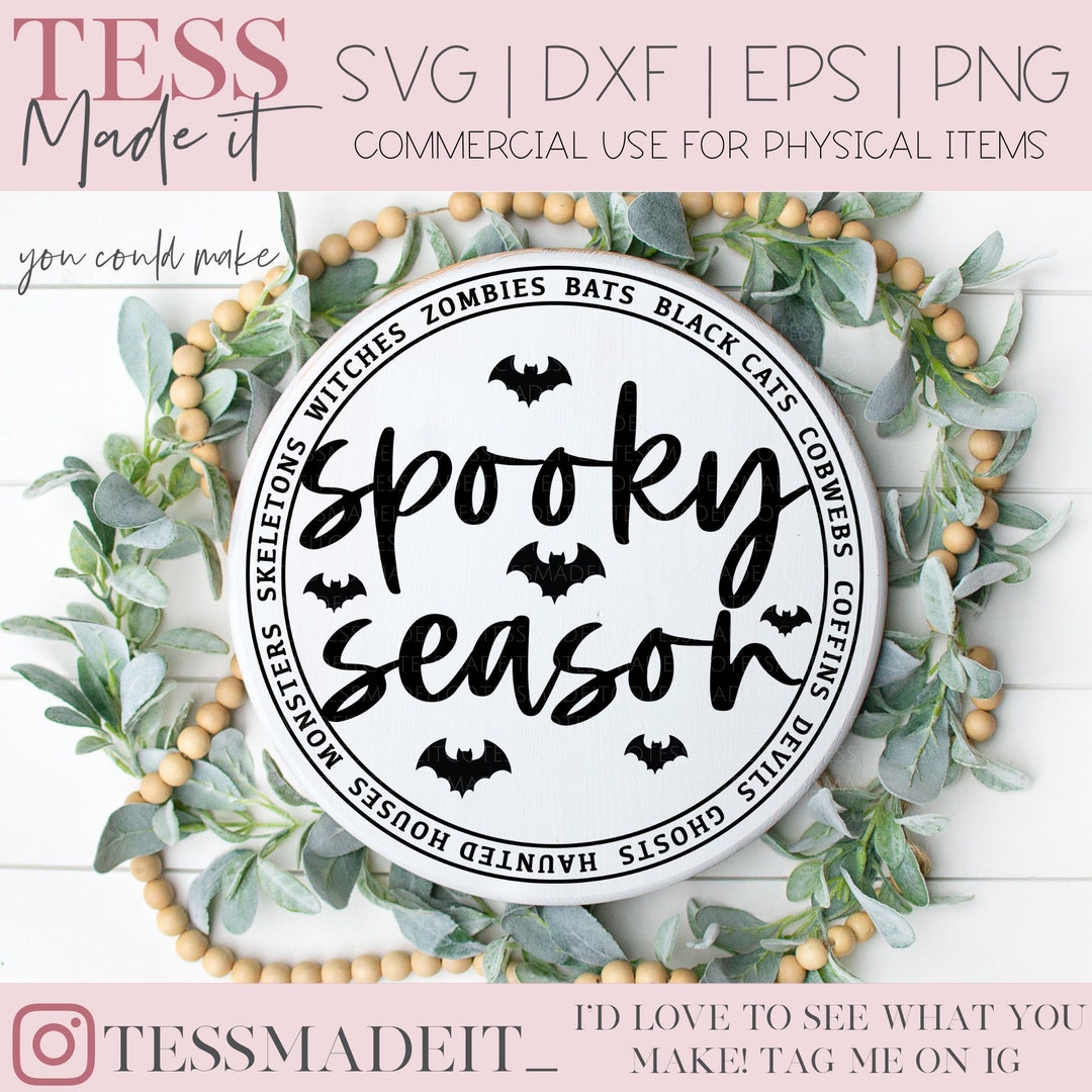 Spooky Season SVG - Autumn SVG - Halloween Shirt SVG - Spooky Svg ...
