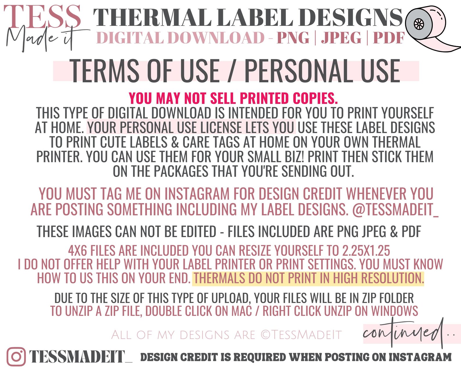 Fragile Mailing Labels - Printable Thermal Labels - Fragile Business ...