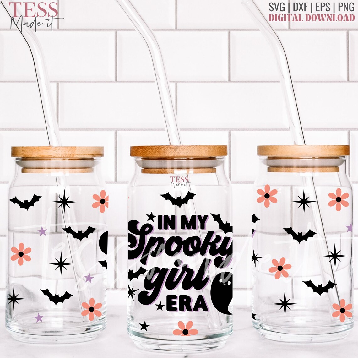Libby Glass Can SVG Libbey Glass SVG Spooky Girl Era SVG Can Glass Svg ...