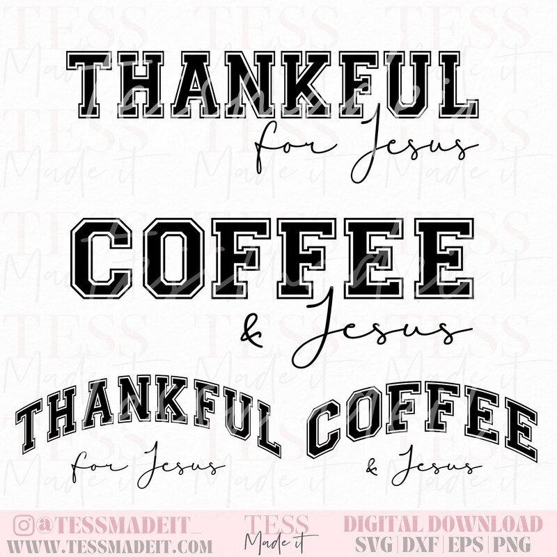 Coffee and Jesus Fonts - Etsy