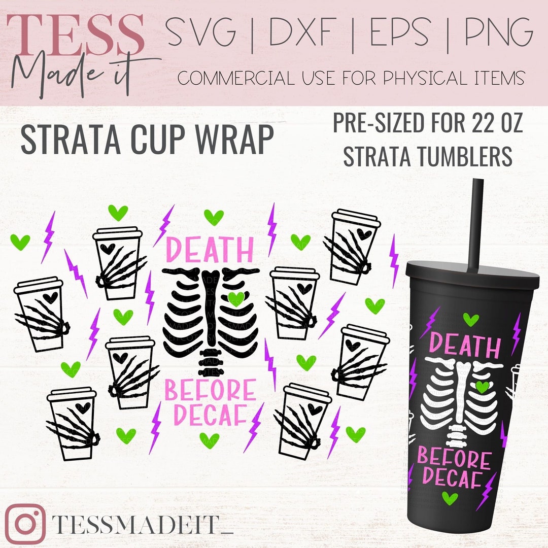Halloween Strata SVG - Strata Cup SVG - 22oz Strata Full Wrap SVG ...