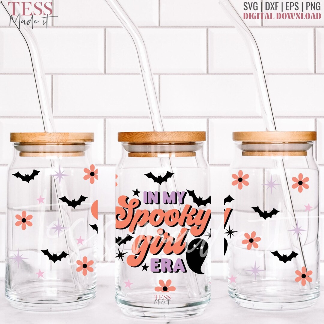 Libby Glass Can SVG Libbey Glass SVG Spooky Girl Era SVG Can Glass Svg ...