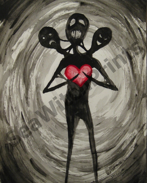 Shadow Monster Drawing