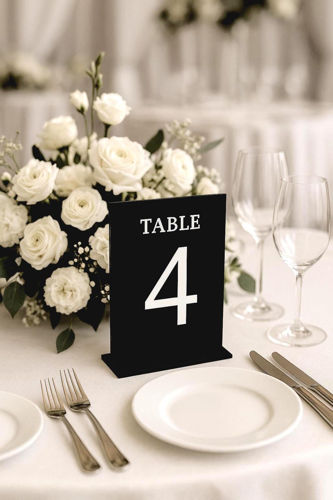 Modern Acrylic 3D Table Numbers – Wedding & Event Decor - Etsy