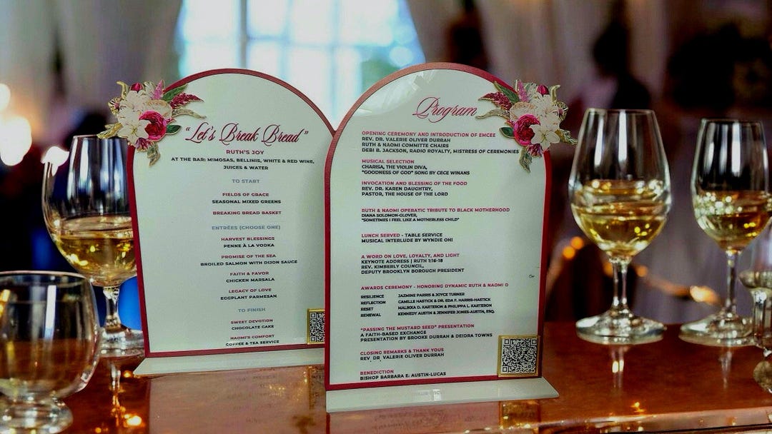 Custom Layered Acrylic Food Menu Sign /elegant Event Sign/personalized ...