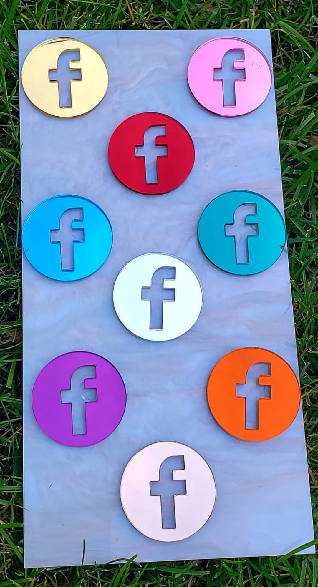 Social Media Acrylic ICONS ONLY - Etsy