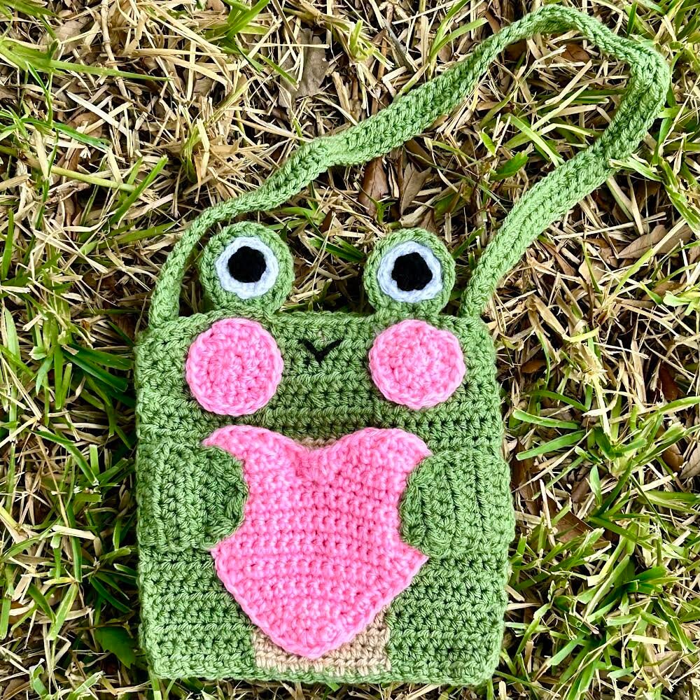 Froggy Love Bag Crochet Pattern - Intermediate Level (PDF Pattern) - Etsy