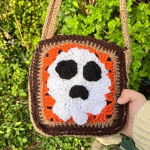 Skully Square Crochet Bag Pattern | Spooky Halloween Accessory (digital ...
