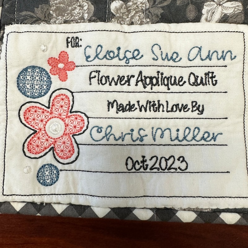 Personalized Quilt Labels - Etsy