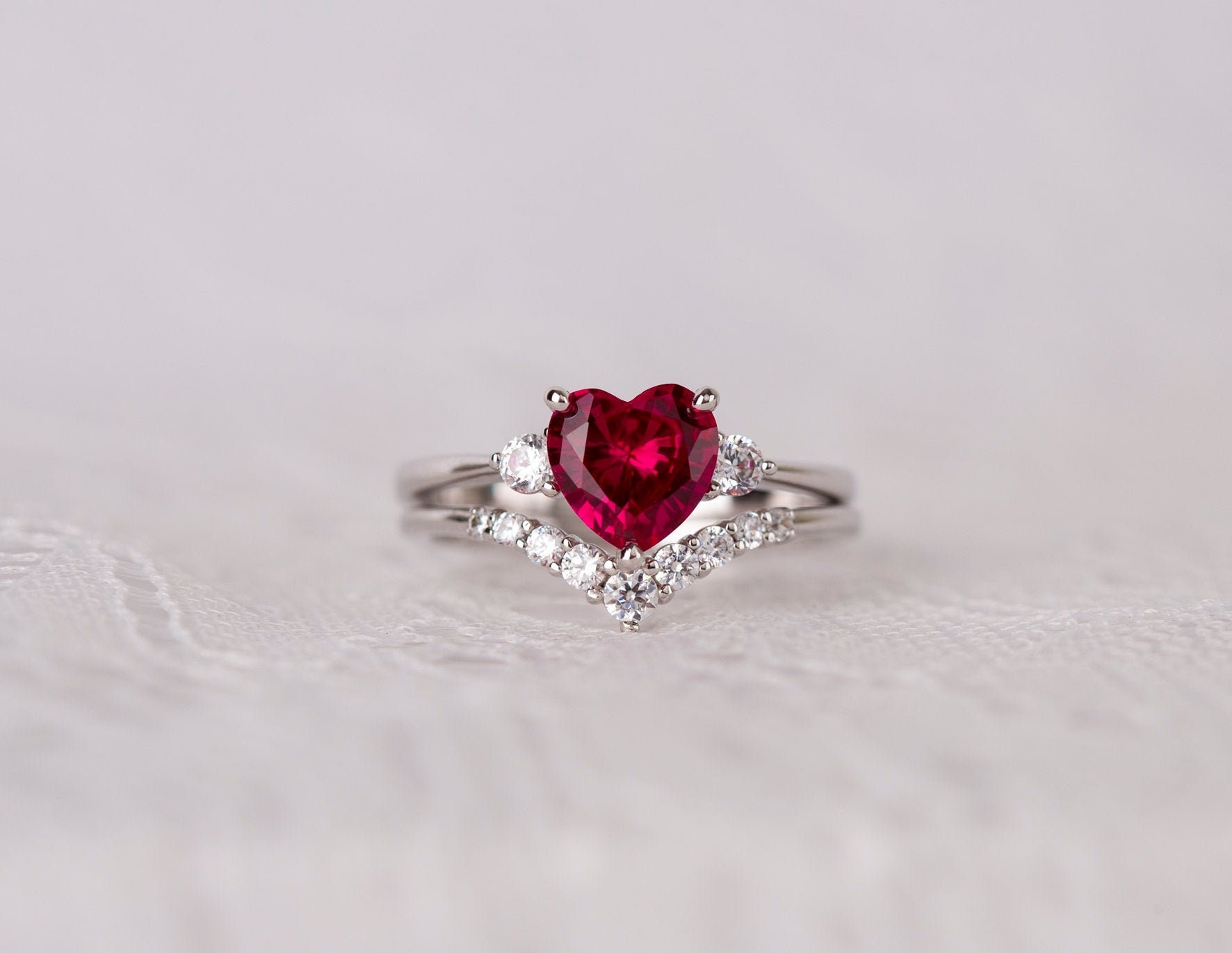 Ruby Heart Love