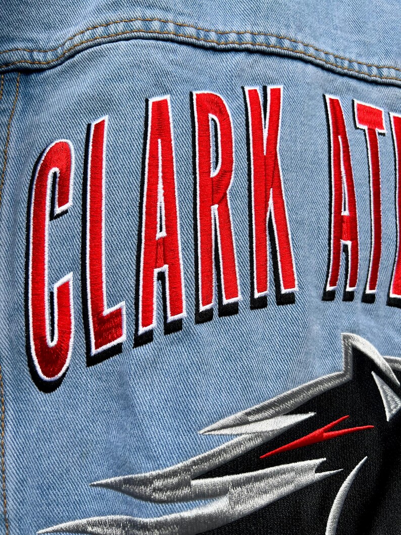 Clark Atlanta University - Denim Jacket 2.0 - Etsy
