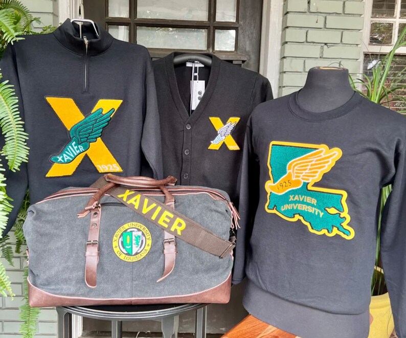 Heritage Cardigan - Xavier U of LA - Etsy
