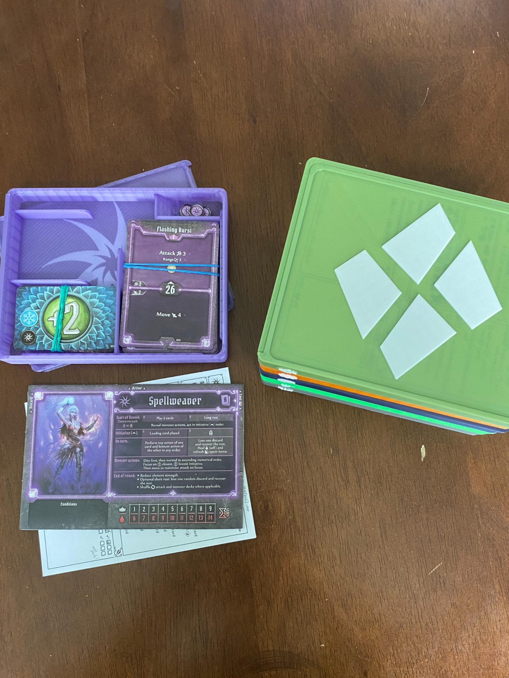 GLOOMHAVEN 3D Player Boxes 3D Printed & Mulit-color Storage - Etsy