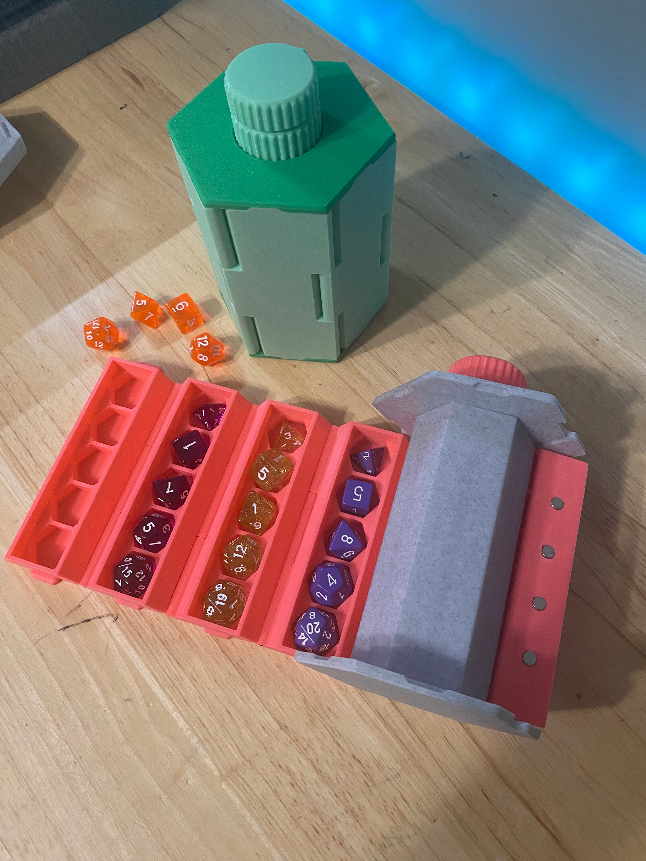 Dnd 3D 3D Printed & Dual-color Dice Box Dice Tower / Tray / External ...