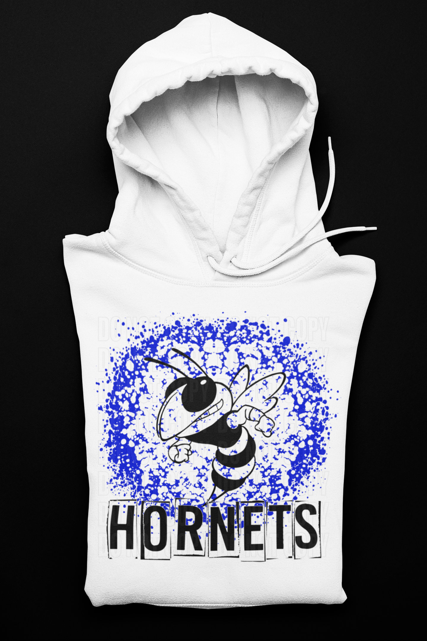 Blue Hornet Mascot