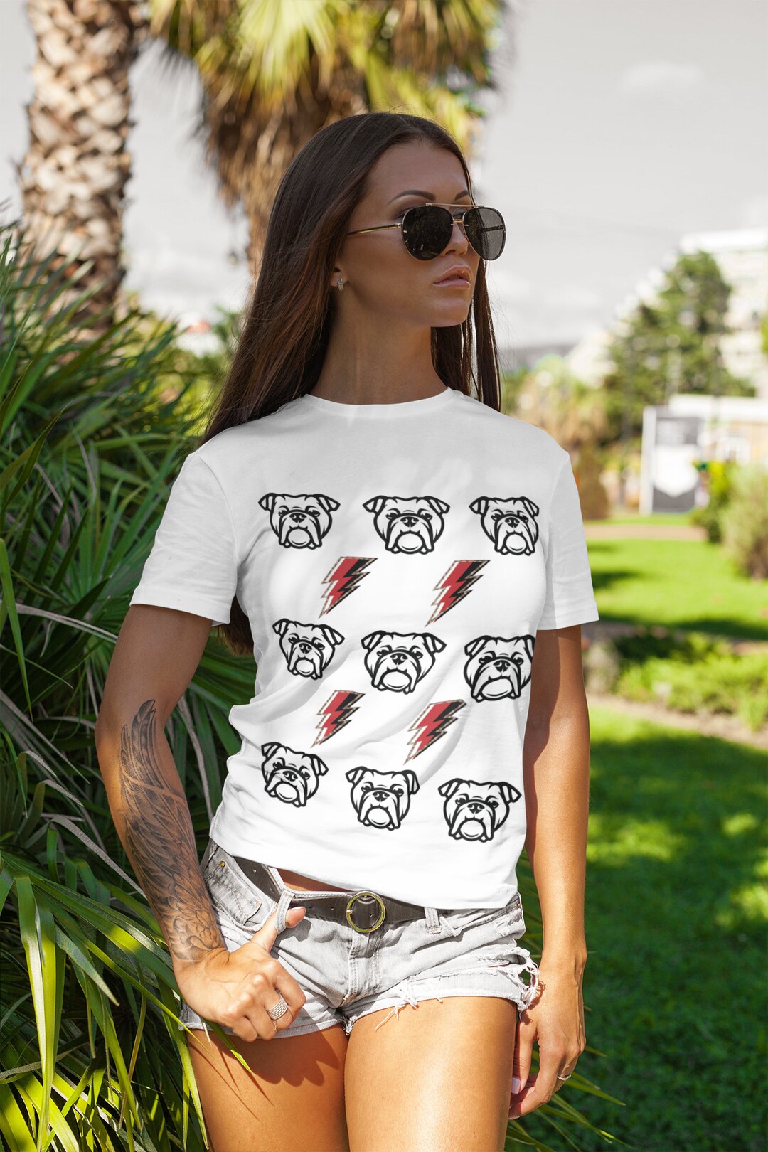 Lightning Bolts and Bulldogs / Digital Png Download/ Sublimation ...