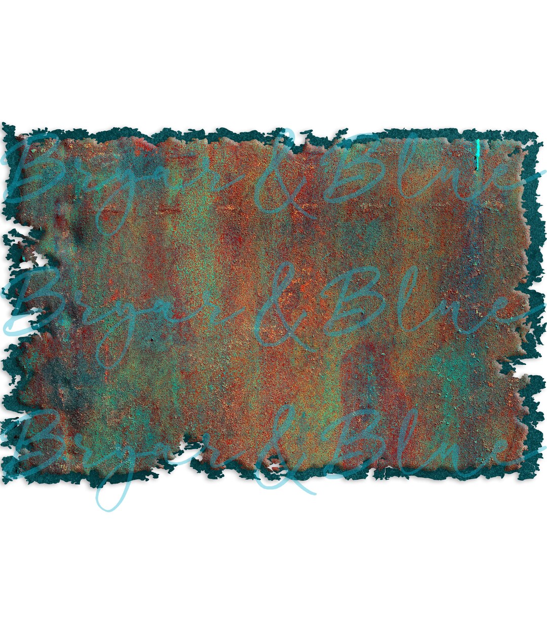 Turquoise Rust Splash Background / Digital Png Download/ Sublimation ...