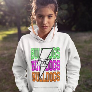 Lightning Bolts and Bulldogs / Digital Png Download/ Sublimation ...