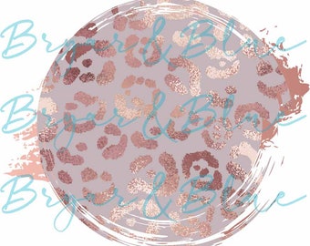 Rose Gold Leopard Background - Etsy