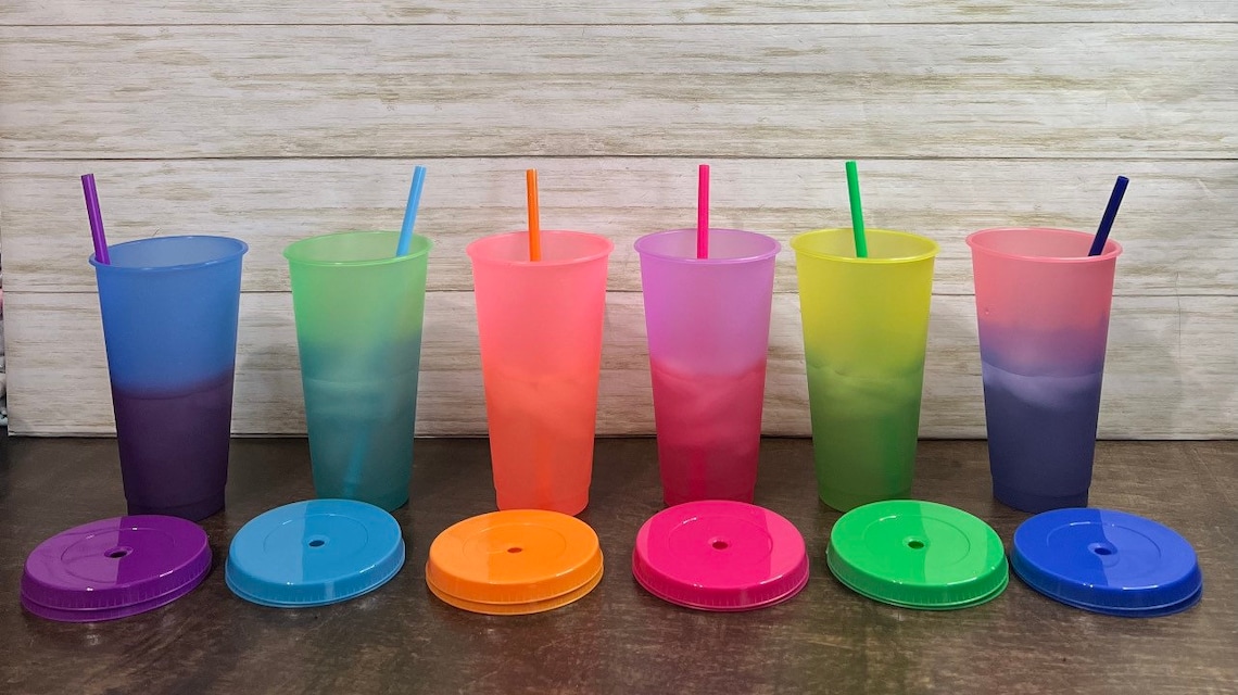 24oz Personalized Color Changing Cups - Etsy