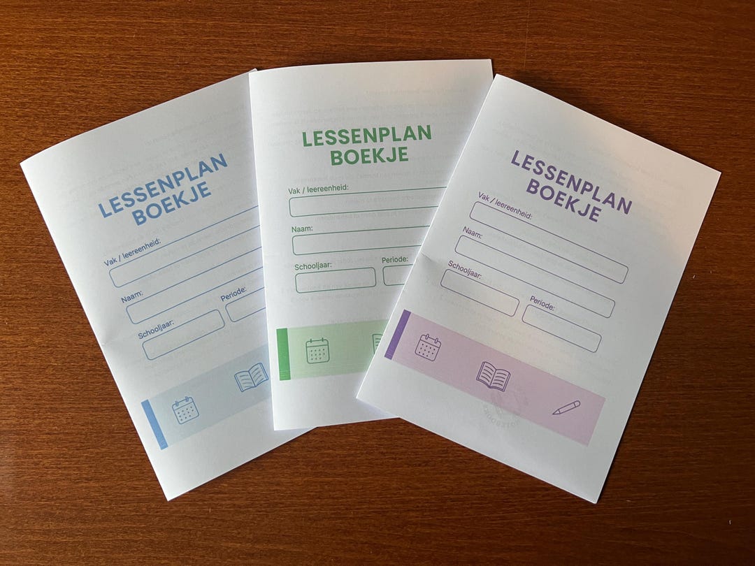 Lesson Plan Booklet A5 - Etsy