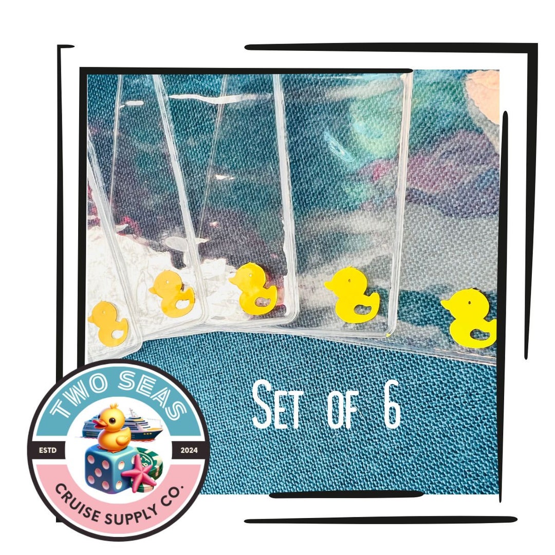 Carnival Cruise Line Luggage Tags set of 6 Duck Lovers - Etsy