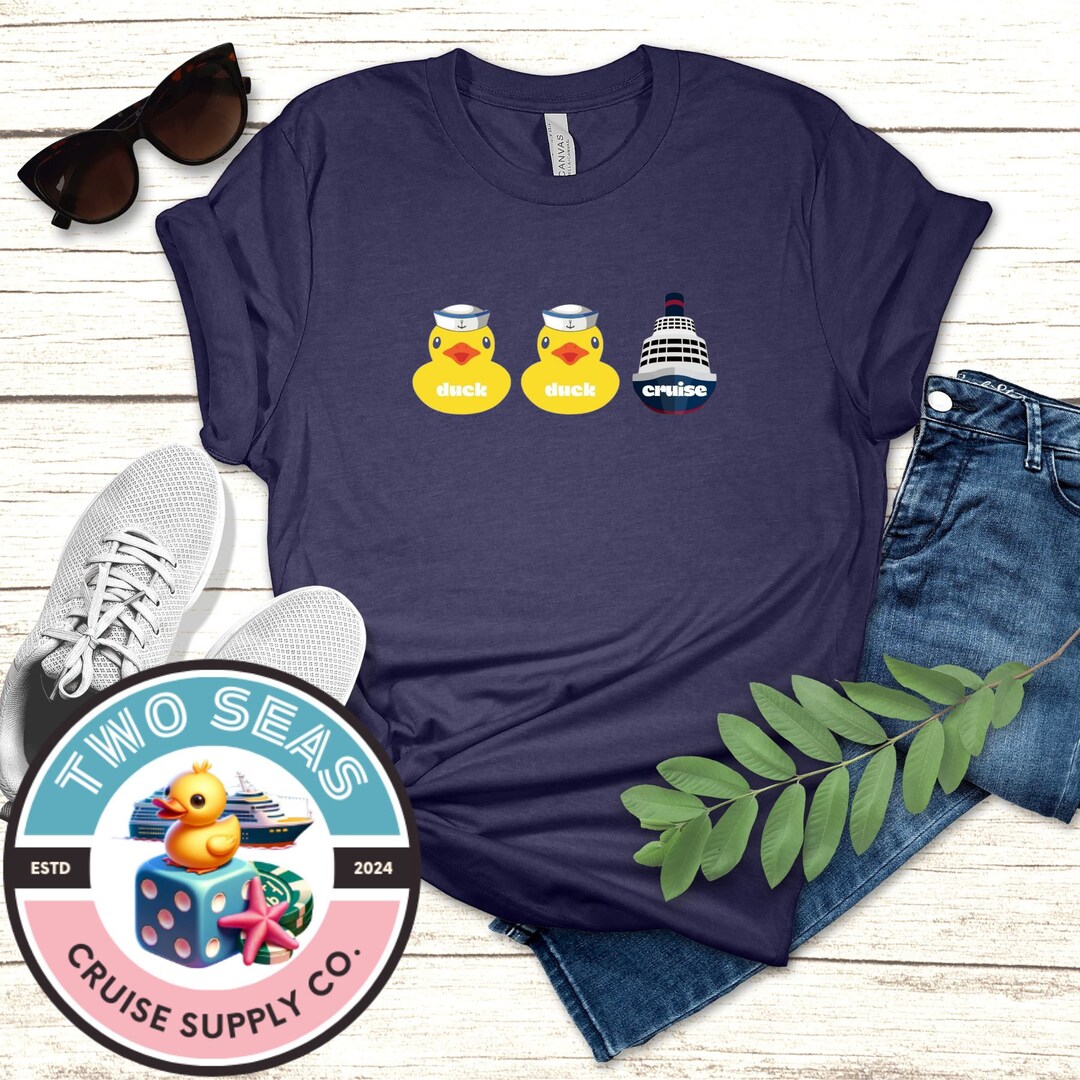 Duck Duck Cruise Hunter Bella & Canvas Tee Cruising Ducks Shirt - Etsy