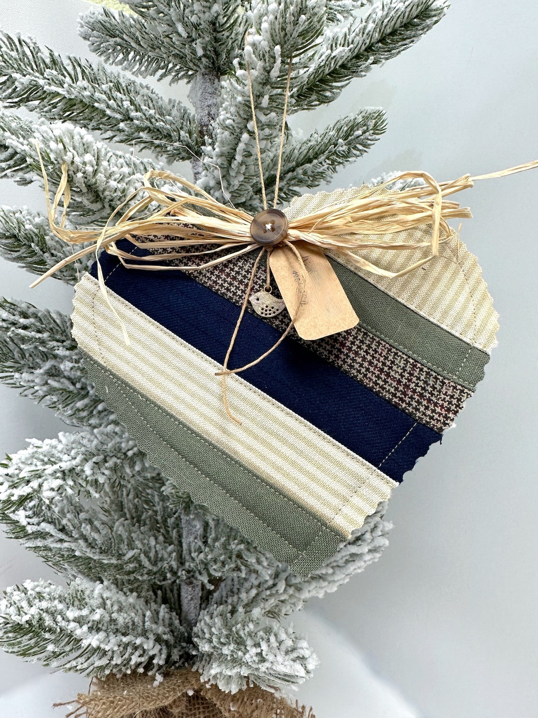 Handmade Keepsake Memory Ornaments From Loved One's Clothing - Etsy