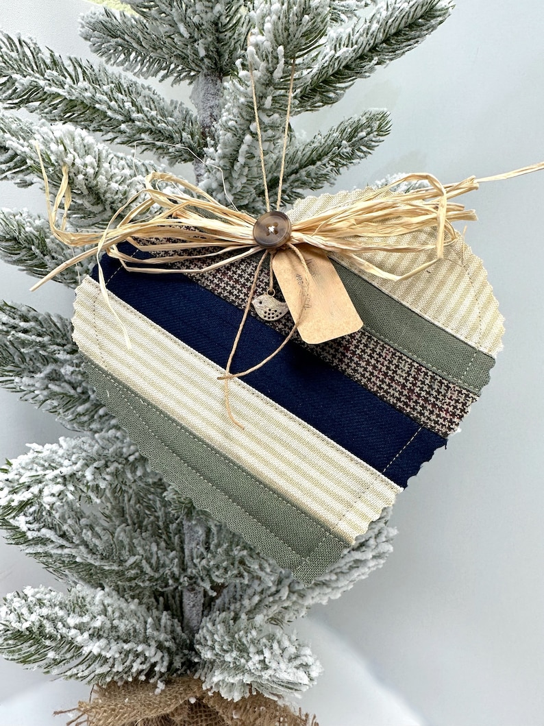 Handmade Keepsake Memory Ornaments From Loved One's Clothing - Etsy